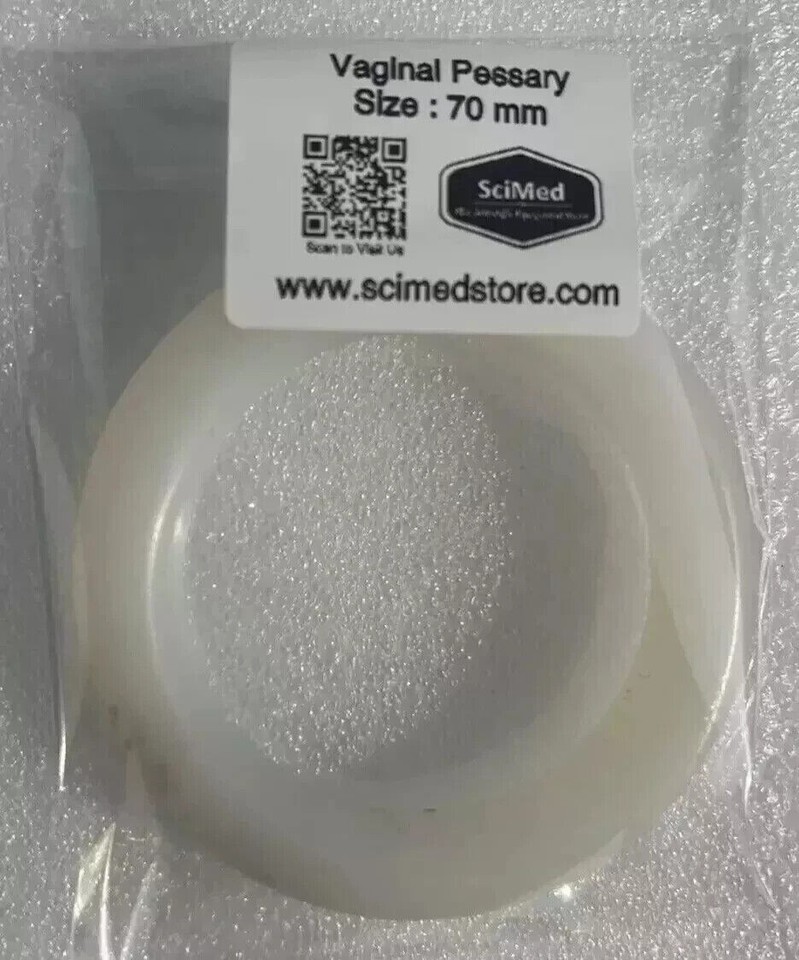 SIZE 70 mm Vaginal Pessary RING Silicone Device Prolapse with free ...