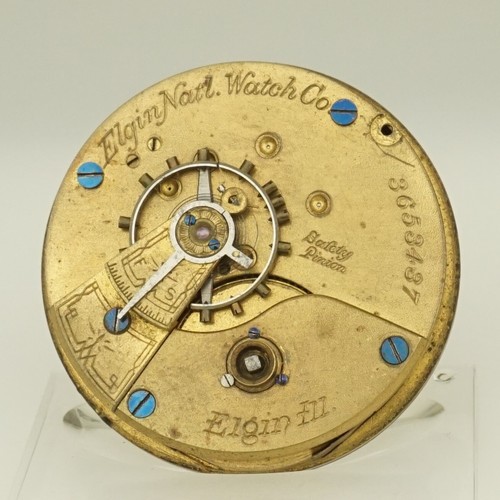 Rare ELGIN Movement Pocket watch Men's repeater no fusee duplex ...