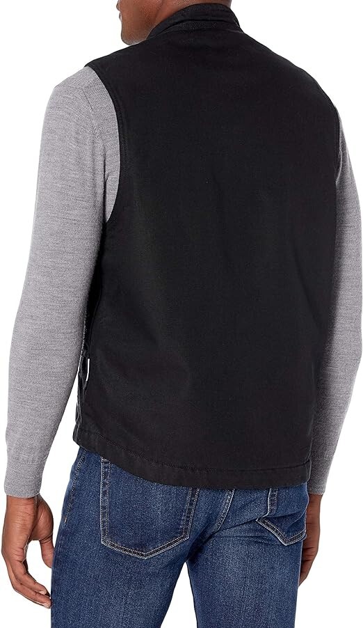 Wolverine Vests: W1207560 003 Black FR Canvas Vest | eBay
