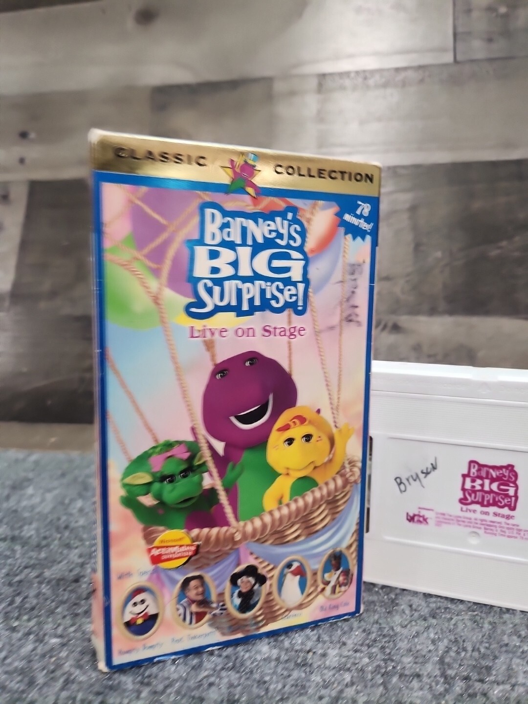BARNEY'S BIG SURPRISE! Live On Stage (VHS Tape 1998) Classic Collection ...