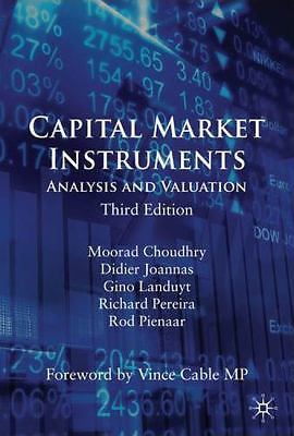 Capital Market Instruments : Analysis and Valuation by Richard Pereira ...