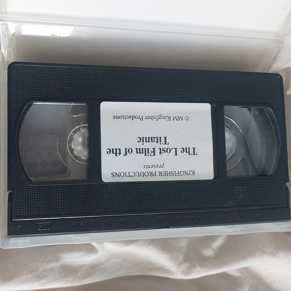 TITANIC THE LOST FILM OF THE ORIGINAL 1912 FILM FOOTAGE VHS VIDEO TAPE ...