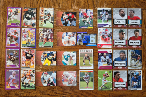 NFL Football Rookie RC Sports Trading Card 32 Card Lot 1989-2020 No ...