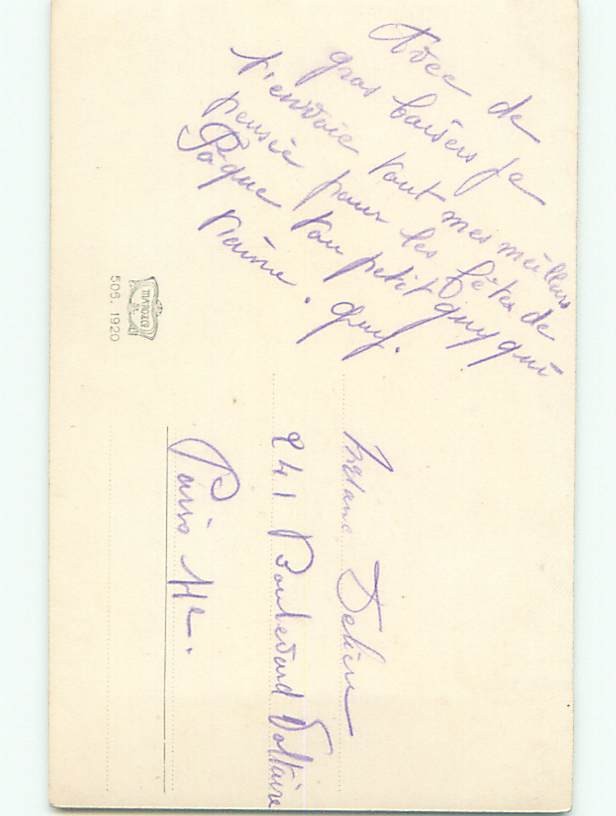 Very Old Foreign Postcard BEAUTIFUL FLOWERS SCENE : make an offer ...