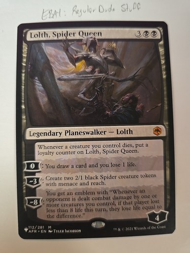 Lolth, Spider Queen The List Reprints Regular for sale online | eBay