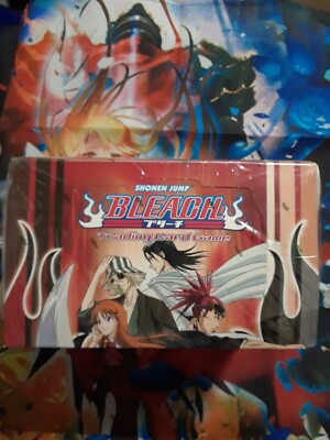 FACTORY SEALED Bleach Card Game First Edition Box of 6 Starter Decks ...