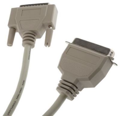 Parallel Cable Assembly 3m Male DB25 to 36-Pin Male IEEE1284 Grey ...