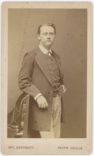 CDV circa 1875. Henri Fouques Duparc, compositeur par Berthaud à Paris ...