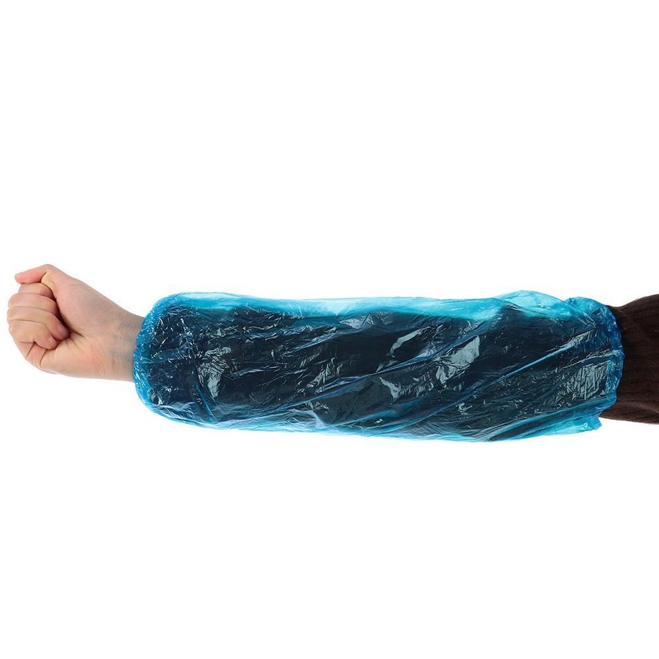 100pcs Soft Disposable Arm Sleeves Covers Waterproof Oversleeves ...