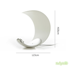 Modern Moon LED Table Lamp Creative Desk Light Bedroom Bedside Fixtures ...