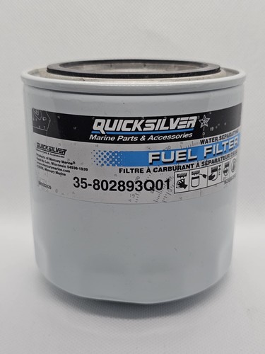 NEW QUICKSILVER OEM WATER SEPERATING FUEL FILTER # 35-802893Q01 ...