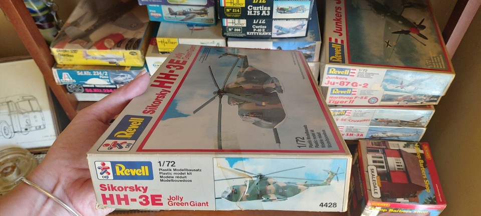 REVELL large collection 1/72 AIRCRAFT Vintage Model Kits Planes ...