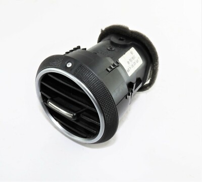8P0820901A /D Audi A3 8P Genuine (1X) Dashboard Black & Silver Air Vent ...