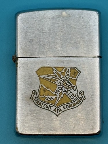 Vintage 1964 Strategic Air Command Military Chrome Zippo Lighter ...