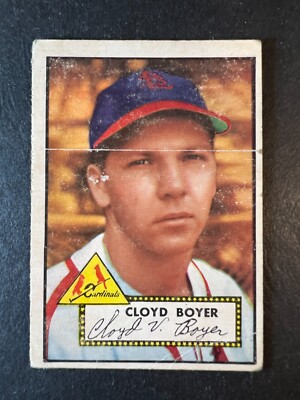 1952 Topps Cloyd Boyer #280, creased | eBay