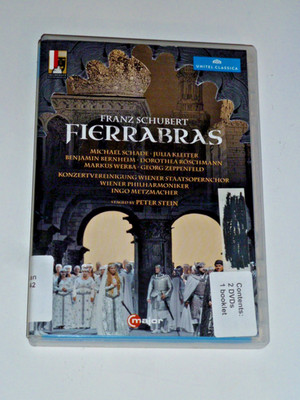 Fierrabras DVD 2 disc set Franz Schubert opera classical music 2014 ...