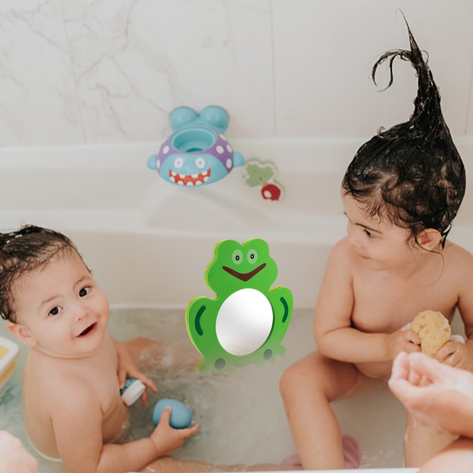 Kid Bath Toy EVA Cartoon Mirror Bathing Plaything Creative Educational ...