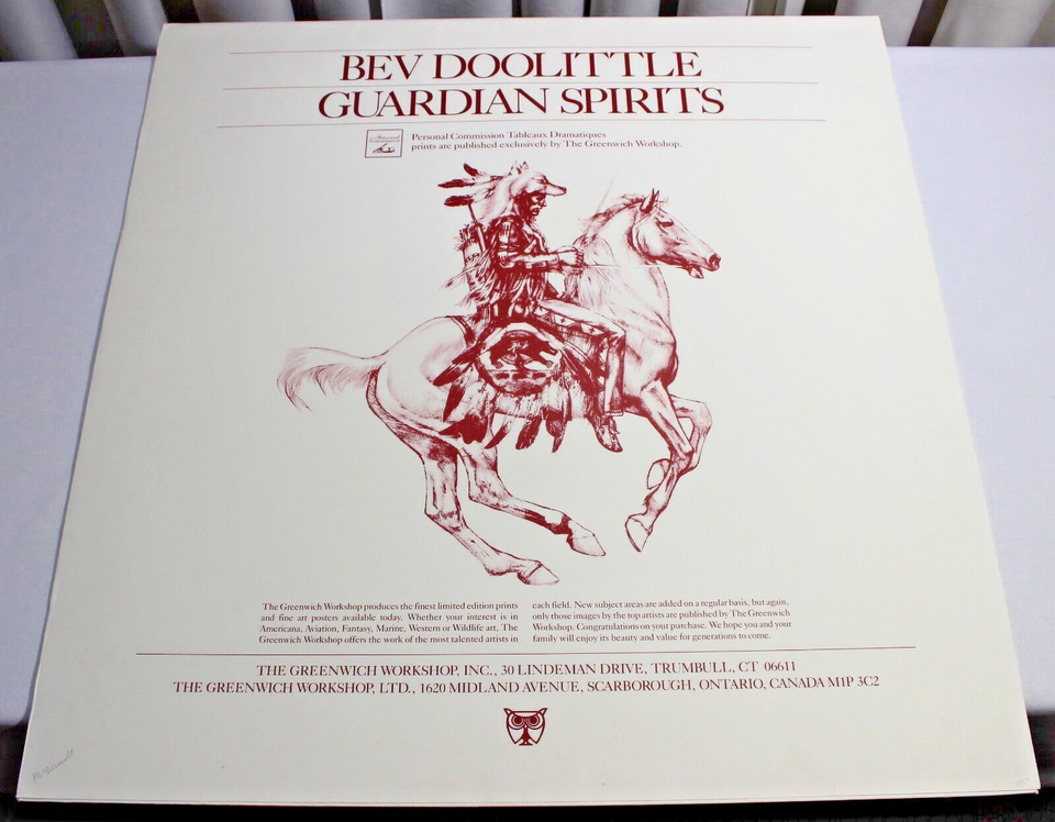 Bev Doolittle Guardian Spirits Print Signed Limited Edition 2 Pc Set | eBay
