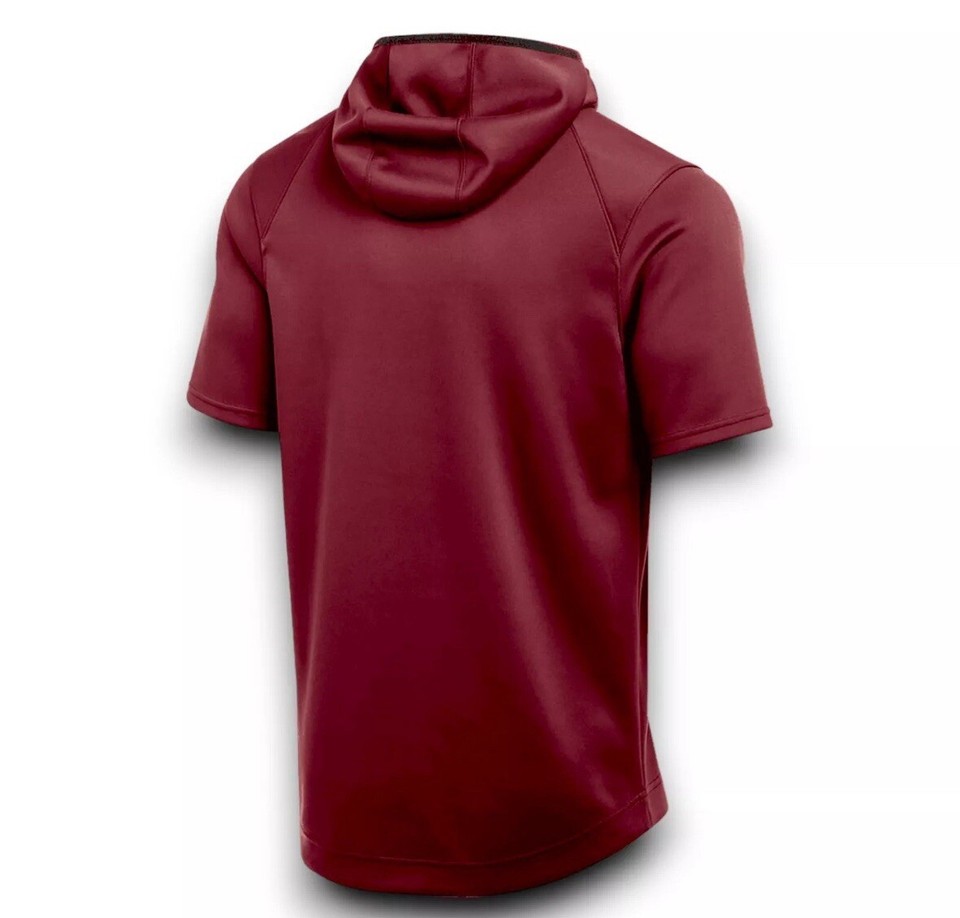 Nike Dri-Fit Spotlight Short Sleeve Basketball Hoodie Mens DC2521-610 ...