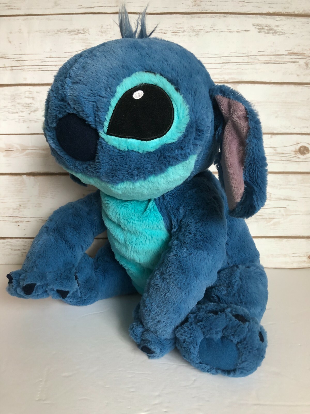 Disney Parks Lilo & STITCH Big Plush Sitting Stuffed Toy Floppy Soft ...