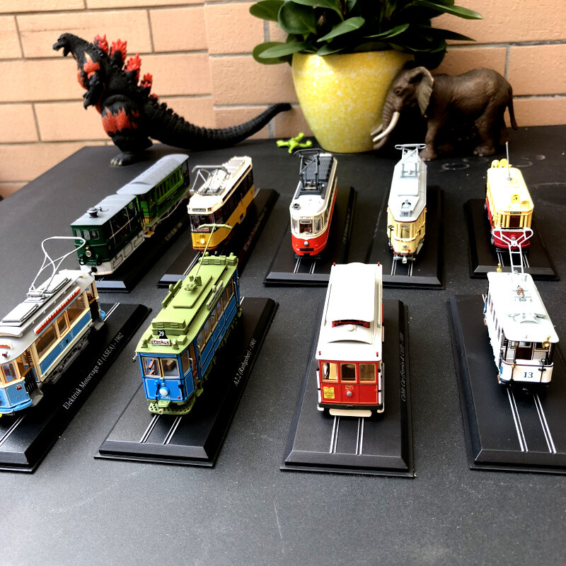 1:87 Atlas Scale Vintage Train Tram Cars Ho Bus Model Collections ...
