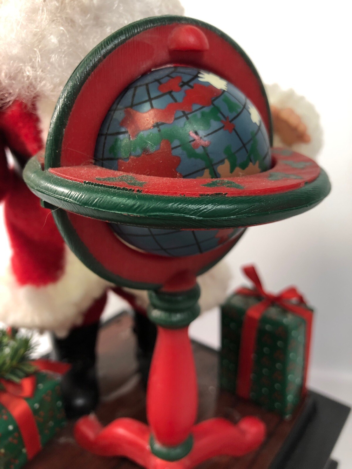 *VTG* RARE Holiday Creations Animated SANTA CLAUS Christmas Scene Music ...