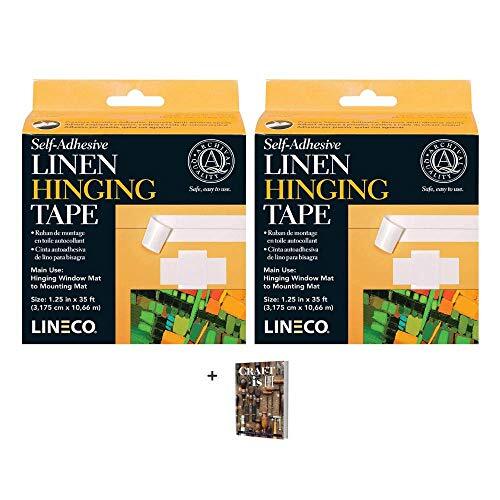 Lineco Self Adhesive Linen Hinging Tape - 2 pack Linen Cloth Tape FREE ...