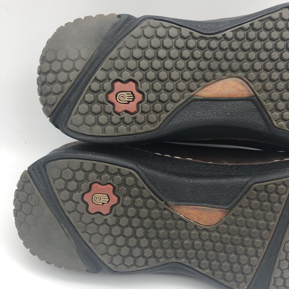 Teva Ancona Leather Clogs Comfort Shoes Womens Size 8 brown scuffed ...