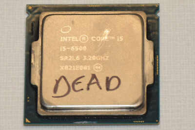 DEAD NON-WORKING Intel Core i5-6500 SR2L6 | eBay