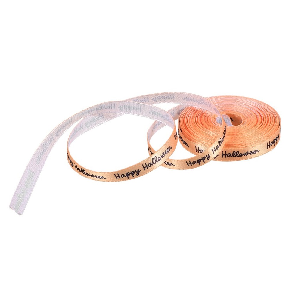 1 roll of DIY Gift Wrapping Ribbon Halloween Ribbon Gift Box Decorative ...