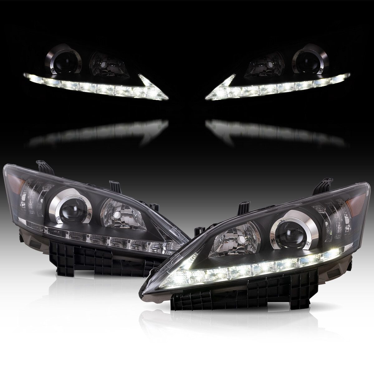 Headlamp Assembly For 2010 2011 2012 Lexus ES350 ES 350 LED DRL ...