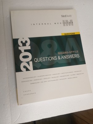 MedStudy 2013 Internal Medicine Board-Style Questions and Answers by ...