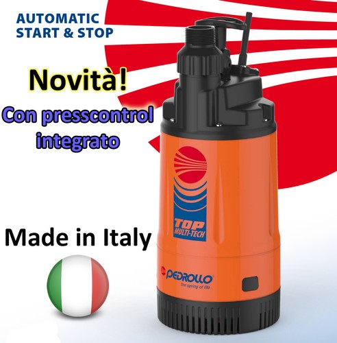 Elettropompa Pedrollo TOP MULTI-TECH 2 con presscontrol Pompa HP 0,75 ...