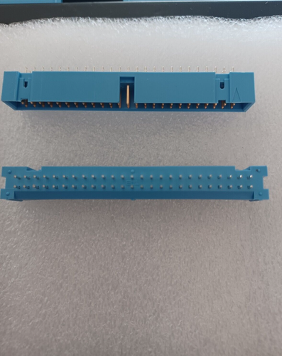 Conn Shrouded Header BLUE HDR 50 POS 2.54mm Solder ST Top Entry Thru ...