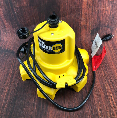 Wayne 1/6 HP WaterBUG Submersible Utility Pump with Multi-Flo ...