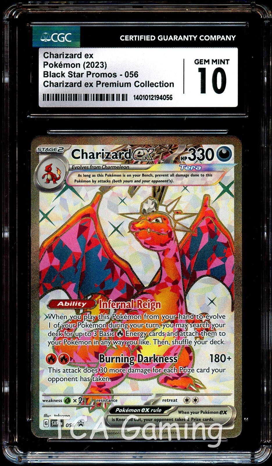 Charizard EX 2023 Scarlet & Violet: Black Star Promo #SVP056 Premium ...
