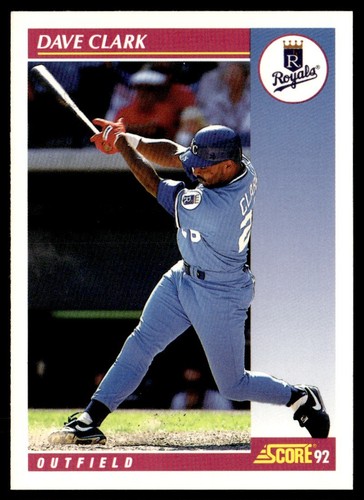 1992 Score Dave Clark Kansas City Royals #657 | eBay
