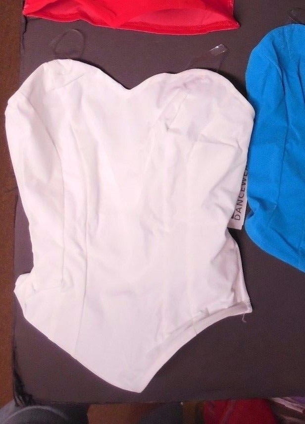 Basque Spandex VelvetBack Ballet Ballerina Clear Strap Princess Seam 5 ...