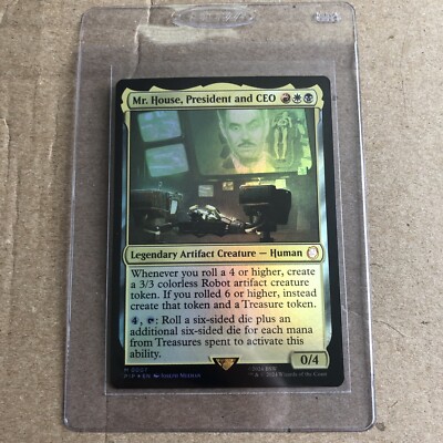 MTG Fallout *FOIL* M Mr. House, President and CEO #0007 | eBay