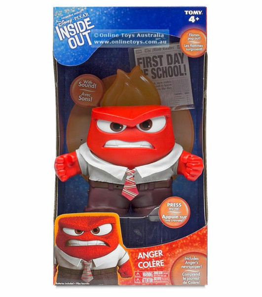 Disney Inside out Anger Talking Action Figure by TOMY Pixar for sale ...