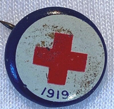 Antique Collectible Advertising pinback pin Red Cross "1919" | eBay