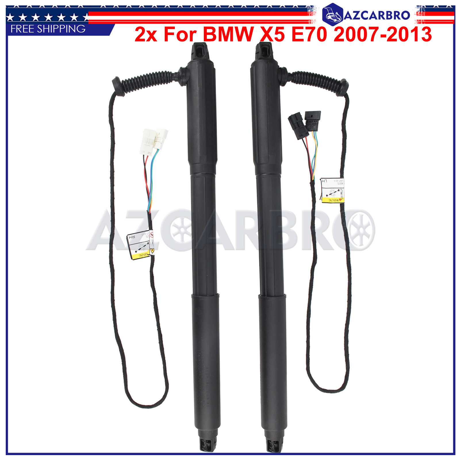 2PCS Rear Left & Right Electric Tailgate Lift Supports For BMW X5 E70 ...