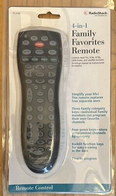 RadioShack 4-in-1 Universal Remote | eBay