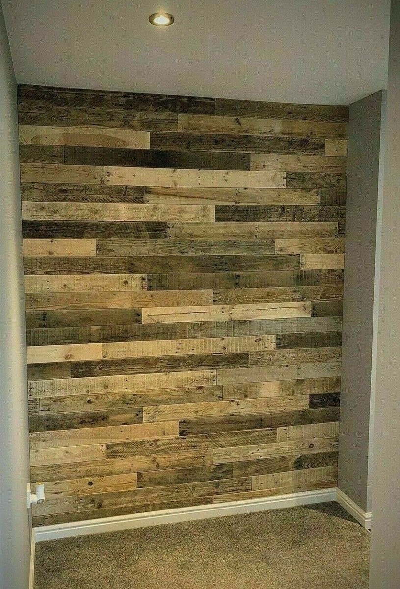 Rustic Pallet Wood Ceiling