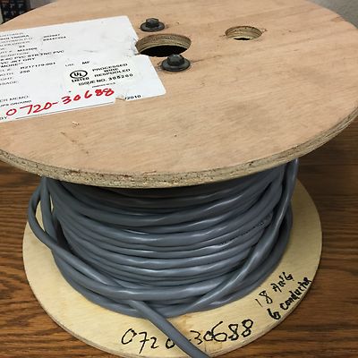 Alpha Wire M33506, 18-6C PVC STR TNC PVC, Grey Cable, Priced by Foot | eBay