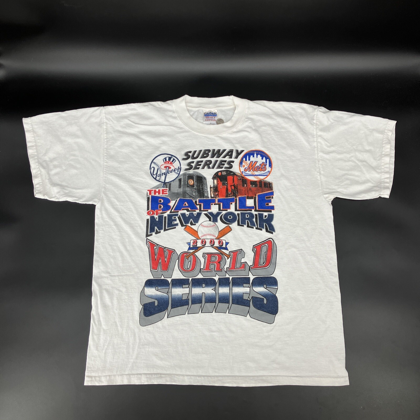 Vintage bootleg y2k SUBWAY SERIES Yankees/Mets World … - Gem