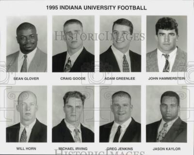1995 Press Photo Indiana University Football Player Headshots ...