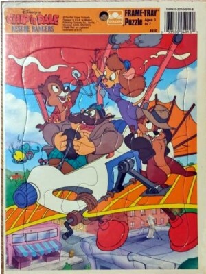 Chip 'n Dale-Rescue Rangers - Frame Tray Puzzle - New, Still Sealed in ...
