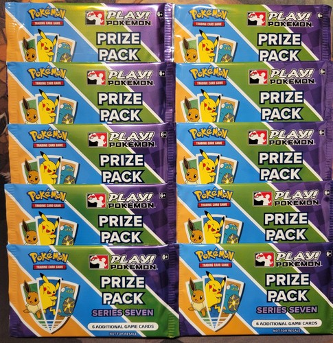 10x Play! Pokemon Prize Pack Series 7 *FACTORY SEALED* Booster Packs ...