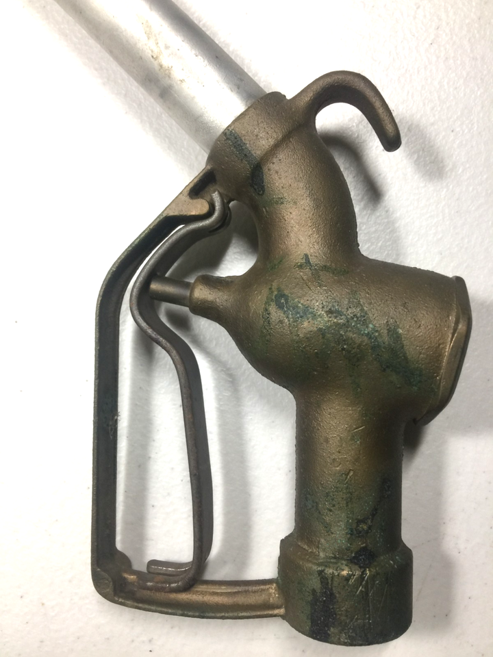 Vintage Knappco Knapp K 721 Brass Handle Gas Pump Nozzle USA Steampunk ...